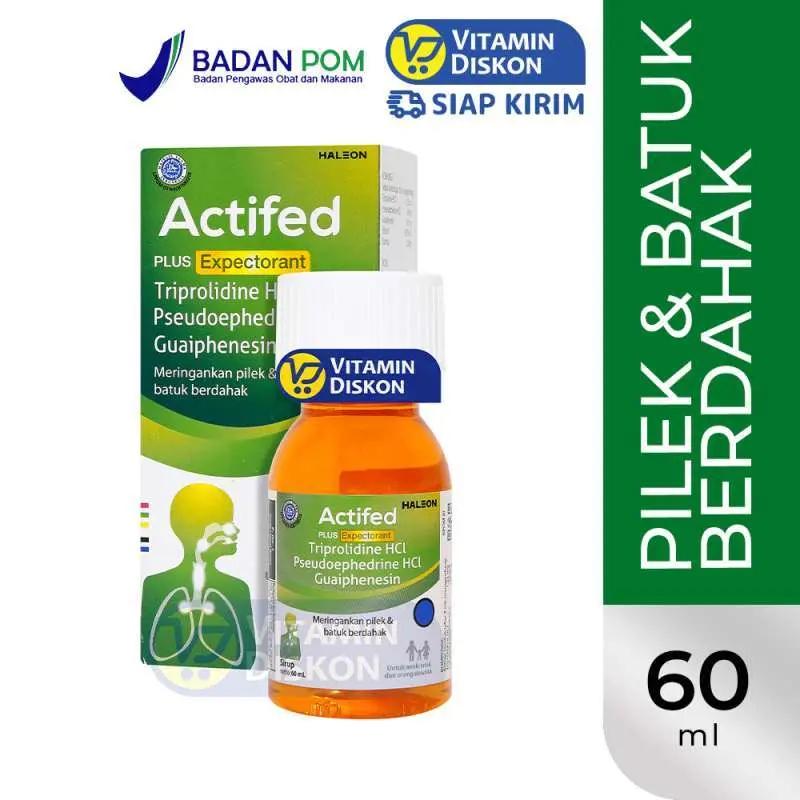 ACTIFED PLUS EXPECTORANT SIRUP 60 ML - VitaminDiskon