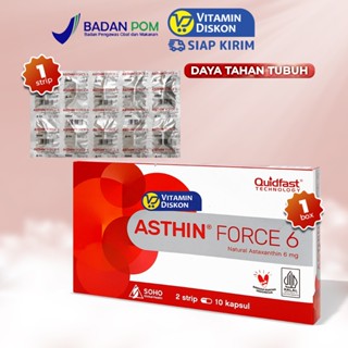 ASTHIN FORCE 6 MG 1 BOX ISI 20 KAPSUL - VitaminDiskon
